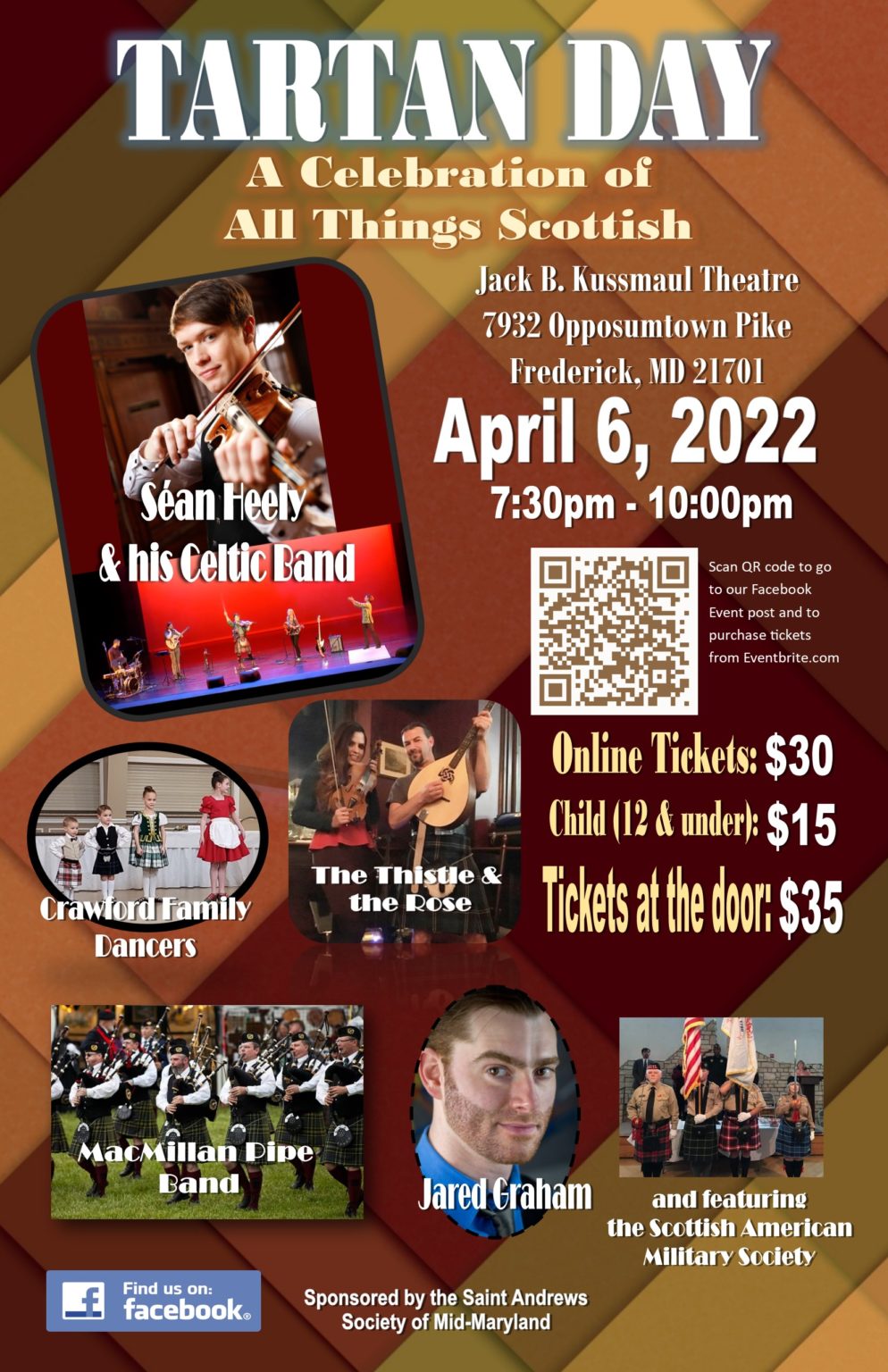 Tartan Day Celebration 2022 | Saint Andrew's Society of Mid-Maryland